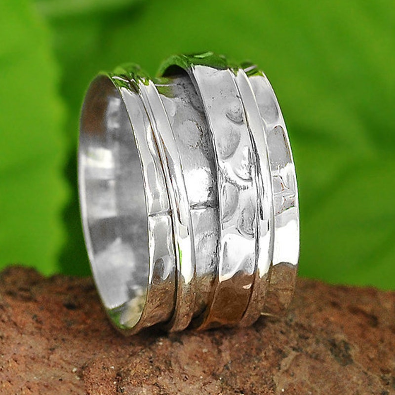 Silver Spinning Ring - Etsy
