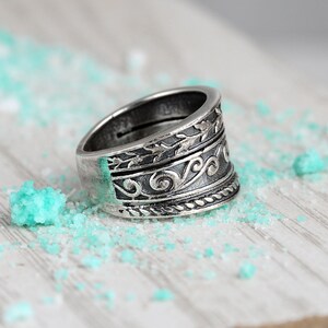 Thumb Ring Adjustable Sterling Silver Ring for Women - Etsy