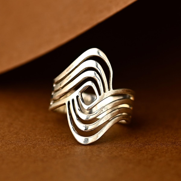 Wave Ring - Etsy