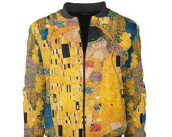 Artistic Bomber Jacket Women Men Wearable African Art Clothing | Etsy