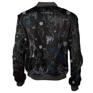 Creative Bomberjacket Women Men Vintage Clothing Black Cosmic - Etsy