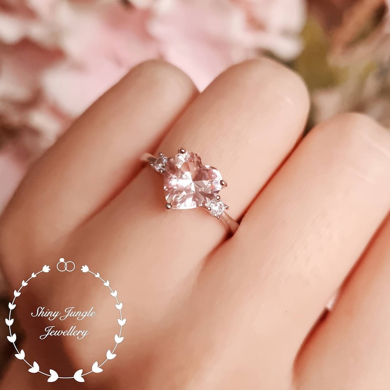 Pink Morganite Ring - Etsy