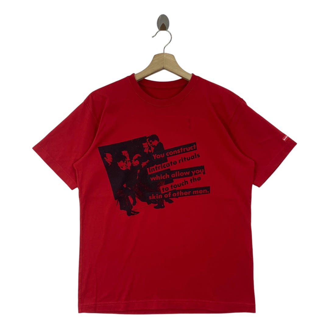 Vintage BARBARA KRUGER You Construct Intricate Ritual Printed Tee - Etsy