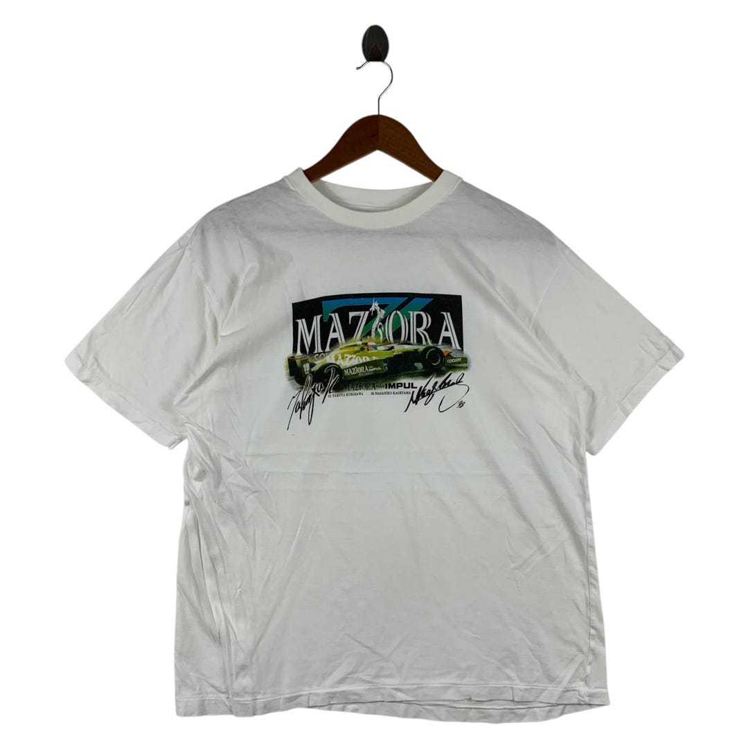 Vintage MAZORA F-1 Racing Tee - Etsy