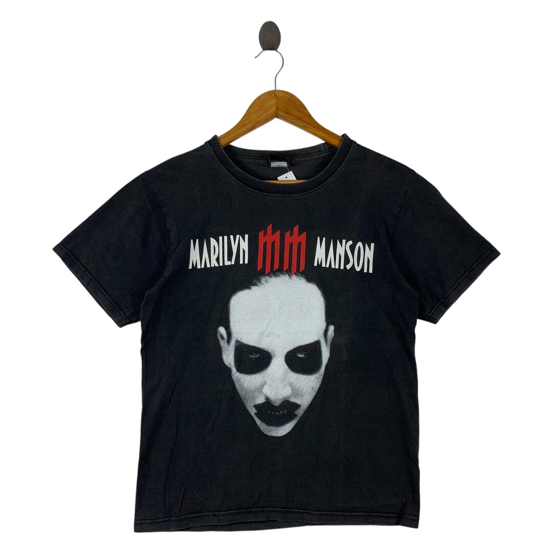 Vintage 90s MARILYN MANSON Overprint Merch Promo Tee - Etsy