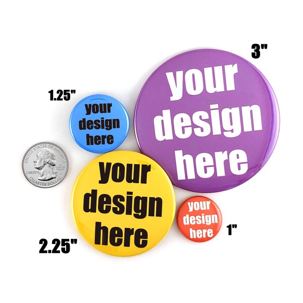 Personalized Photo Buttons - Etsy