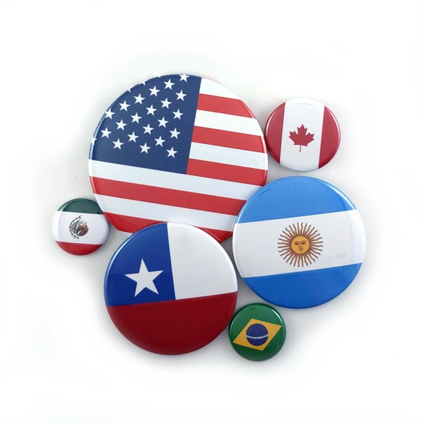 Country Flags Magnets - Etsy