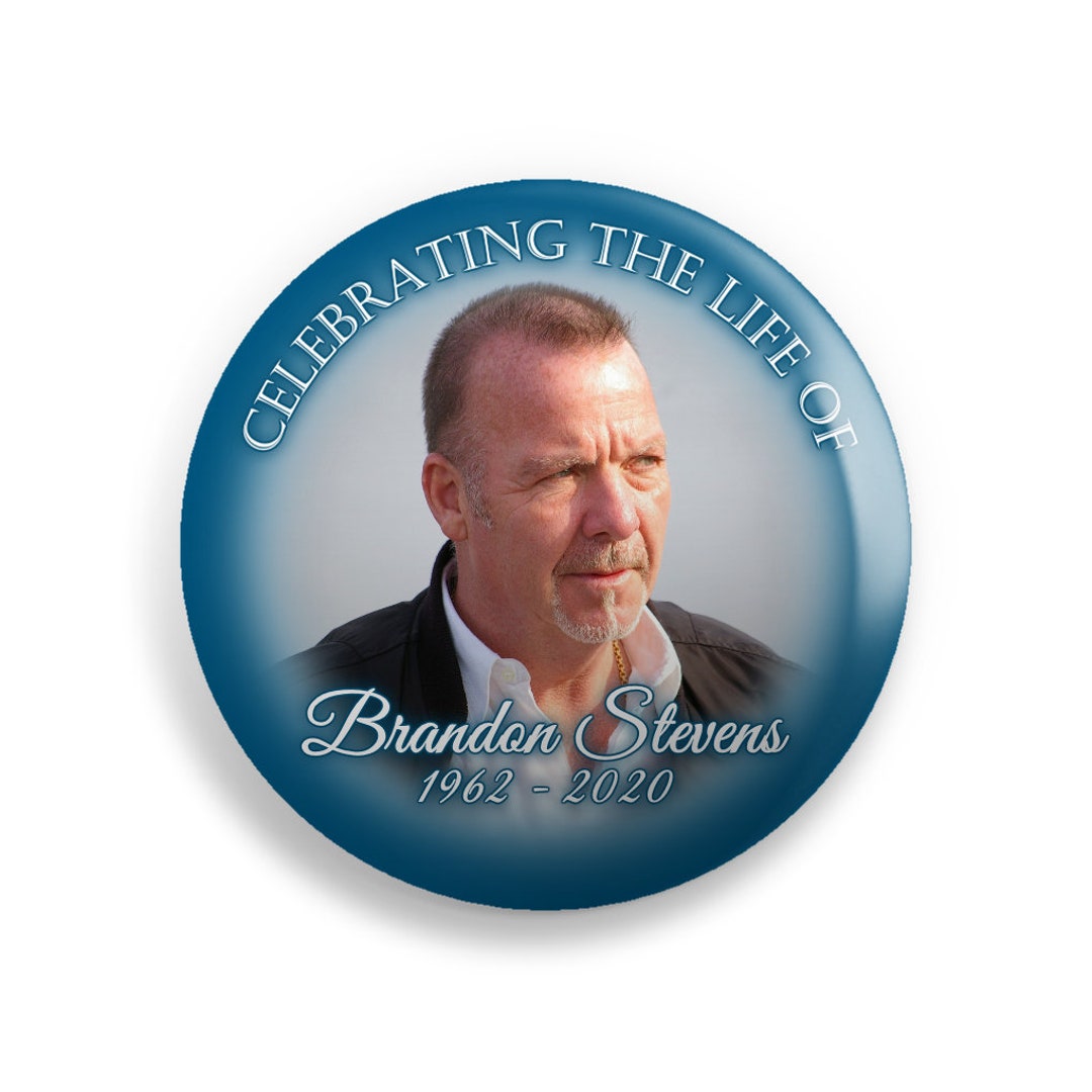 Custom Photo Memorial Button Pins | Personalized in Loving Memory ...