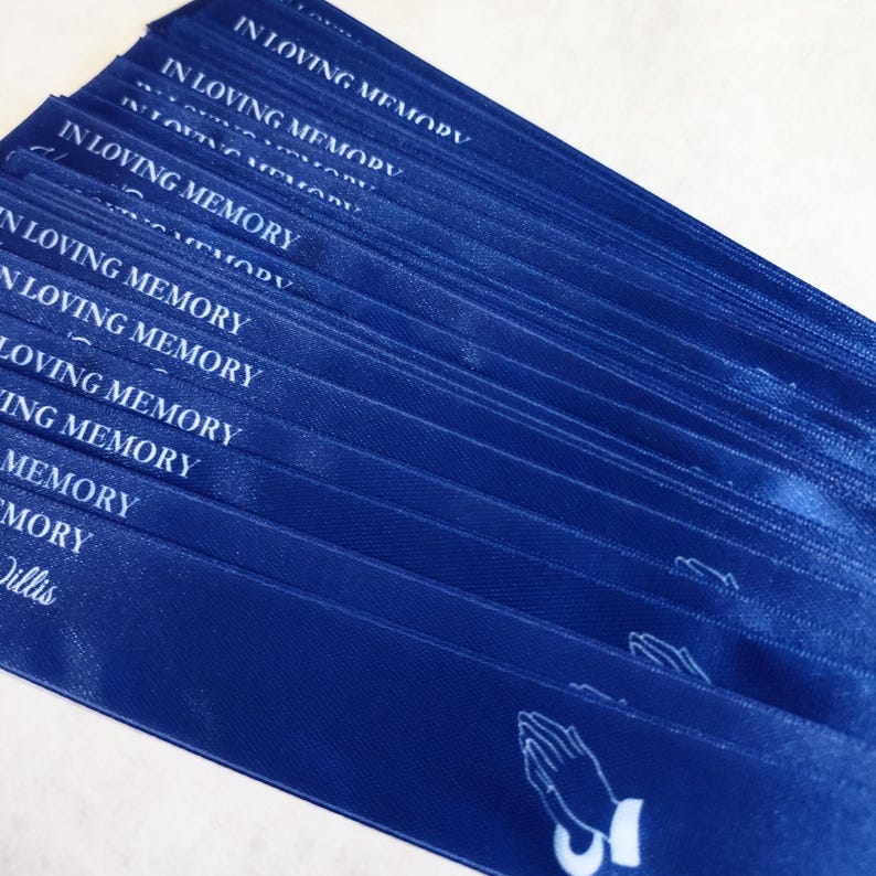 Personalized Memorial Ribbon for Celebration of Life: Choose Your Own ...