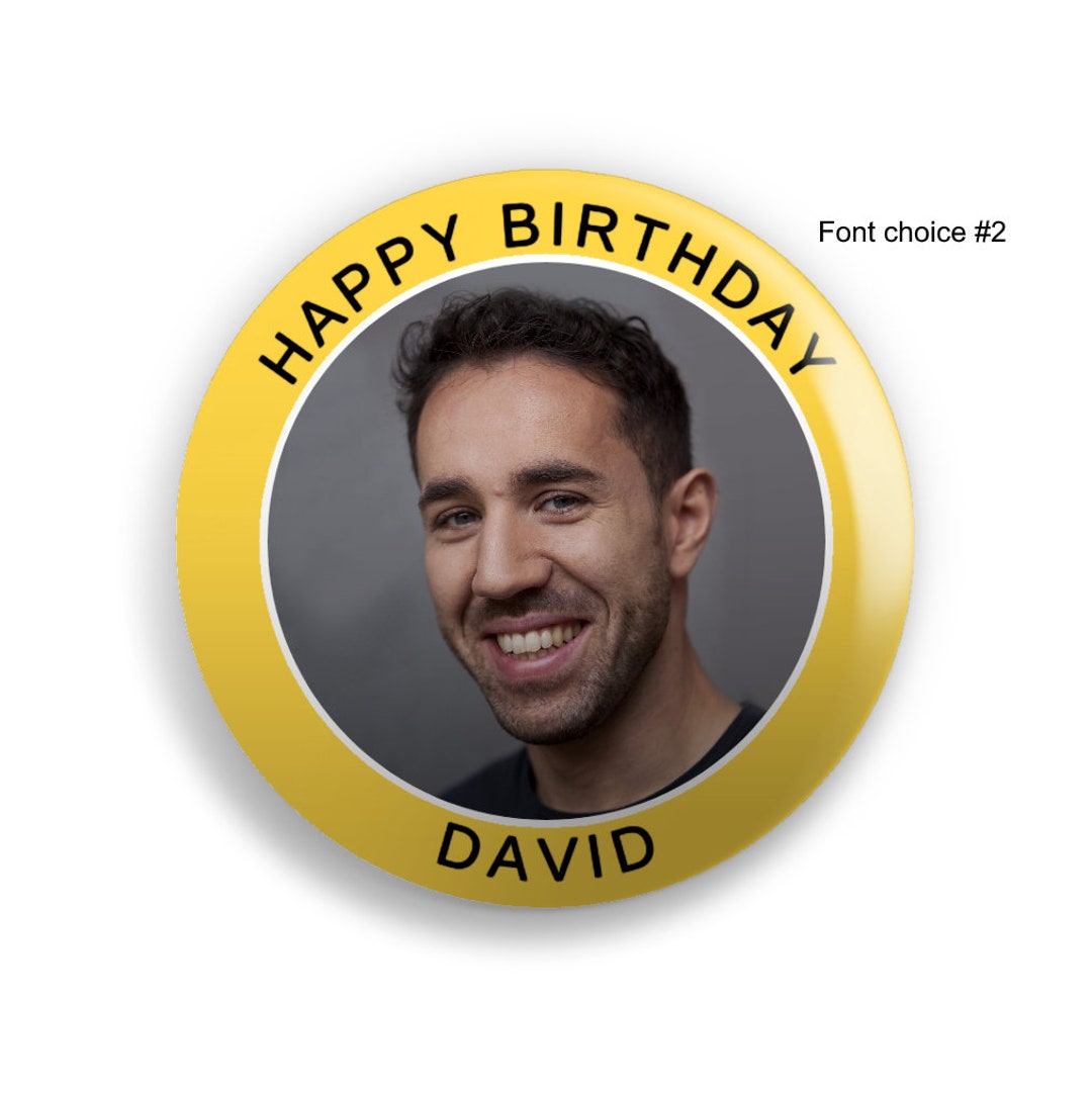 Happy Birthday Button Pins and Magnets 2.25 or 3 - Etsy