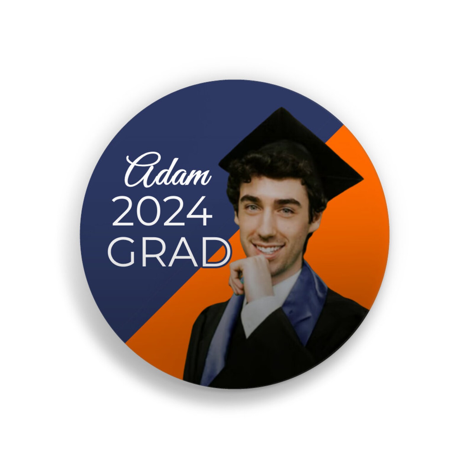 Custom Photo Graduation Button Pins or Magnets Keepsake - 2025 ...