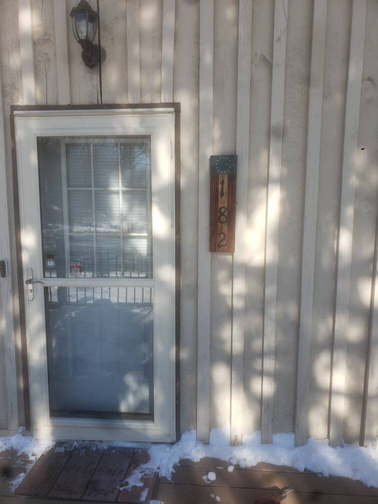 American Flag House Number Sign - Etsy