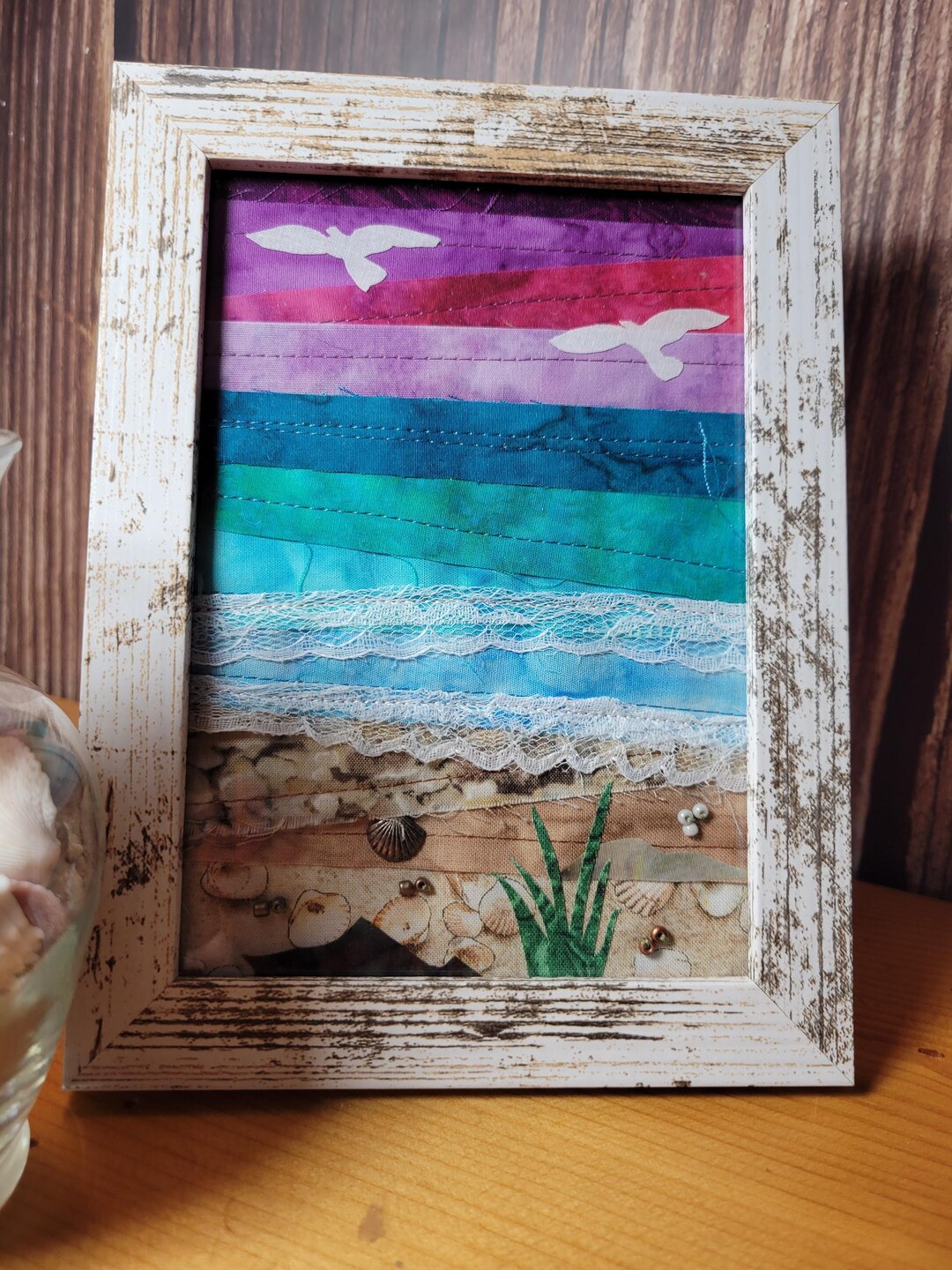 Fiber Art, Fabric Landscape, Applique, Fabric Art, Textile Art, Textile ...