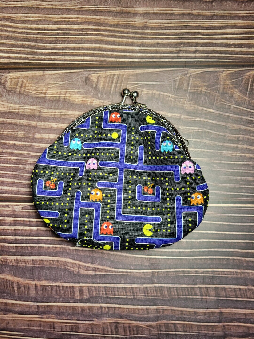 Pac Man Coin Purse, Coin Purse, Purse Accessory, Coin Wallet, Change ...