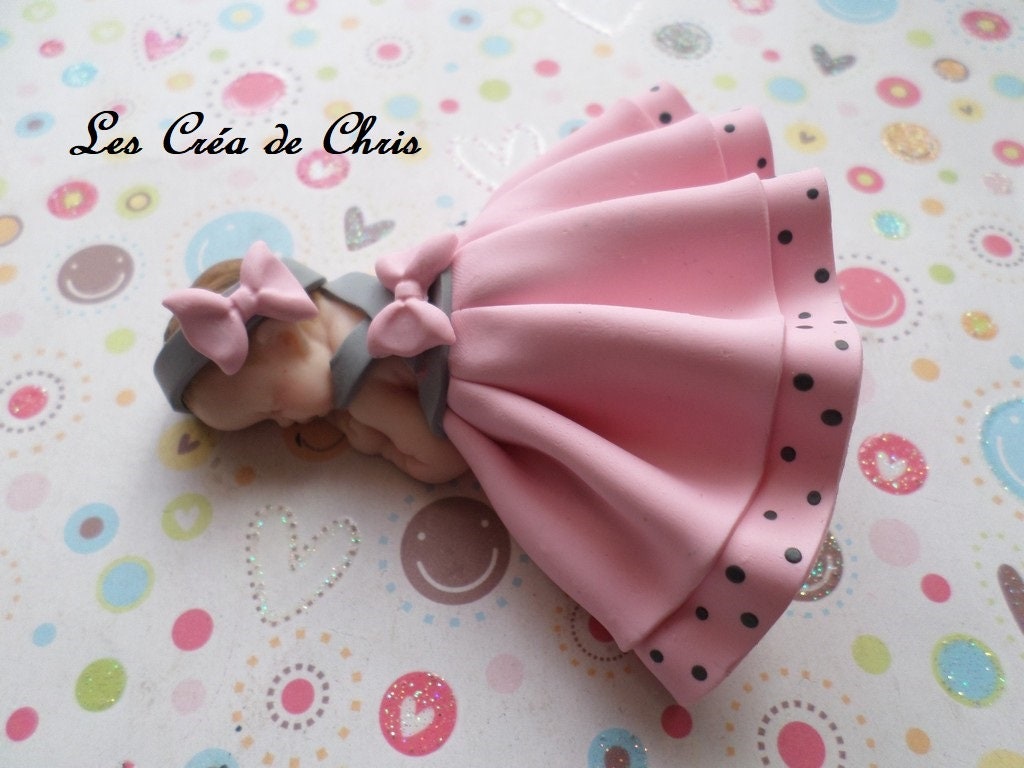 Baby Fimo Girl Pleated Skirt and Knots. | Etsy