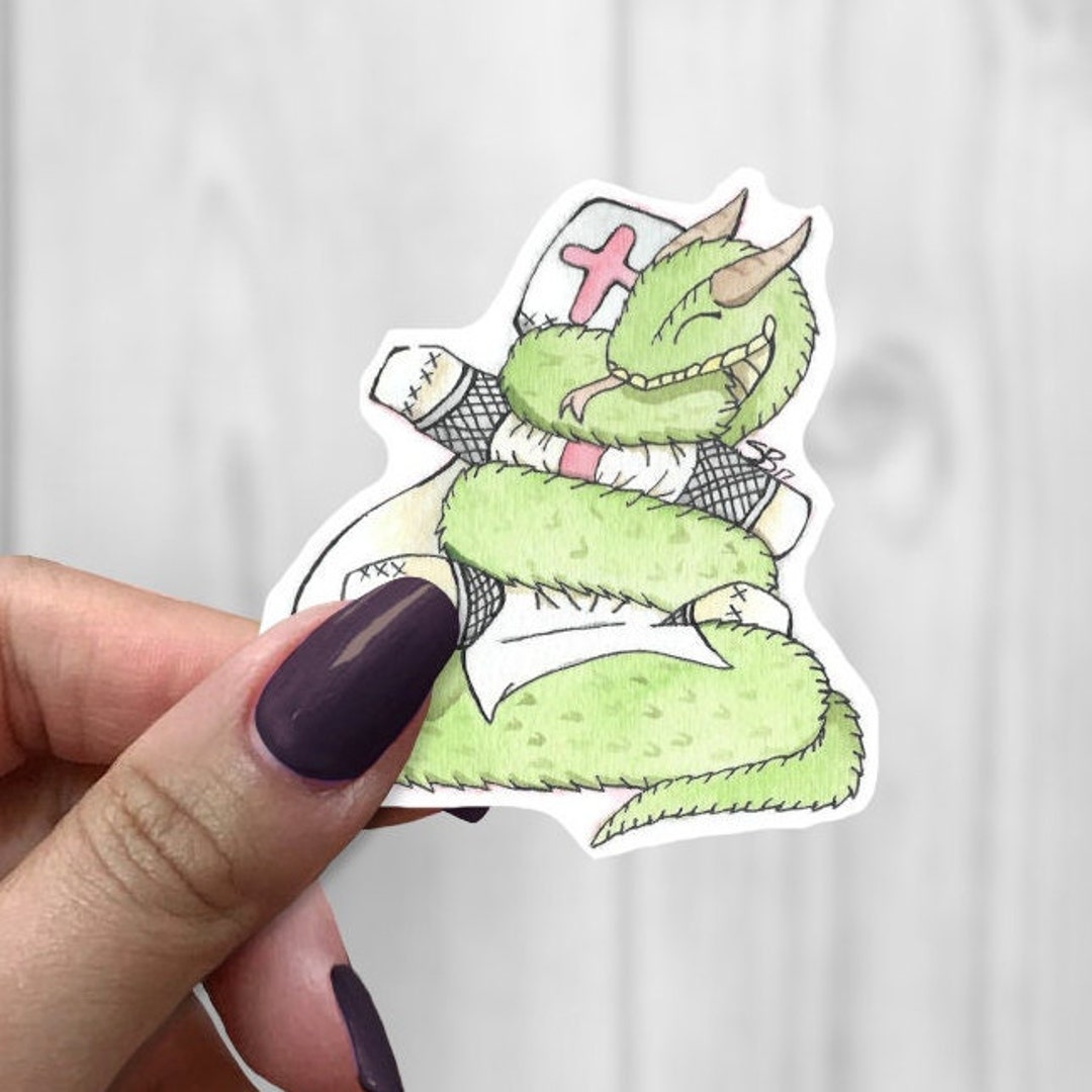 Watercolor Basilisk Sticker | Water Bottle Sticker | Waterproof Sticker ...