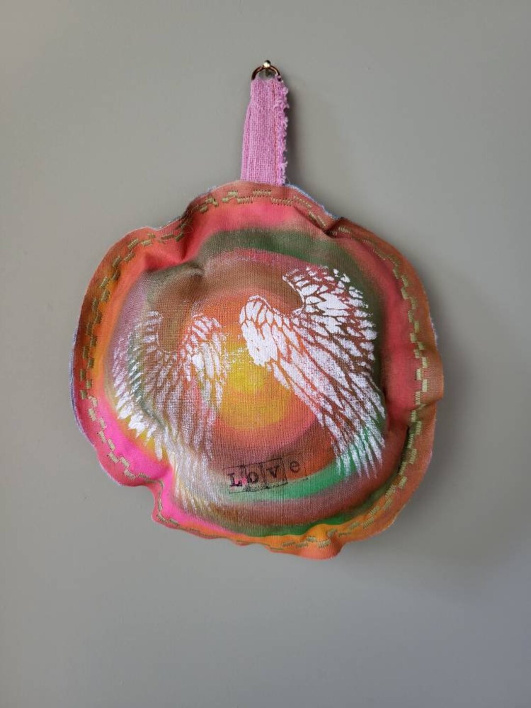 Handmade Material Angel Wing Hanging, Spiritual Gifts, Angelic Wall ...