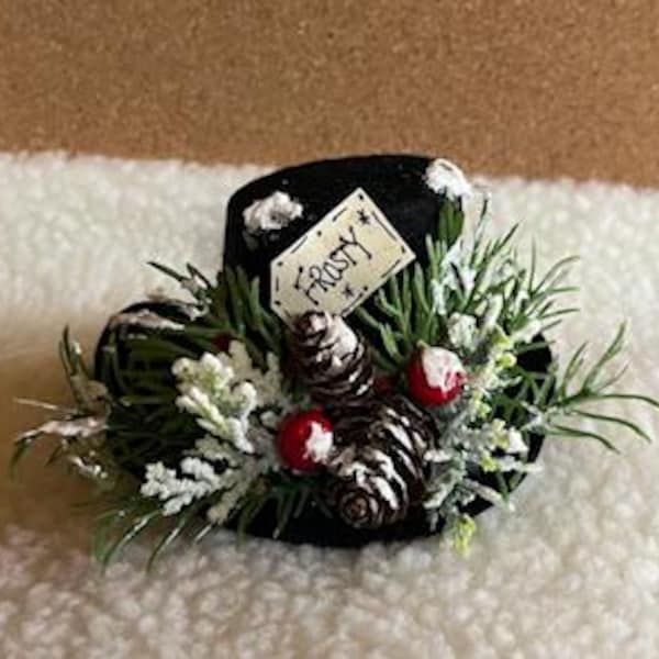Frosty Snowman Top Hat - Etsy