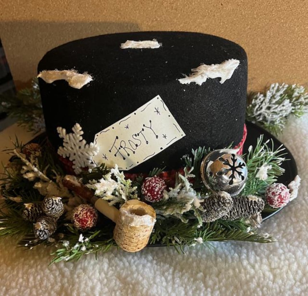 Frosty Top Hat - Etsy