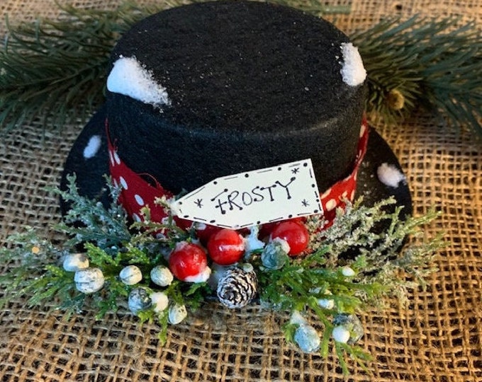 Mini Frosty Top Hat | Etsy