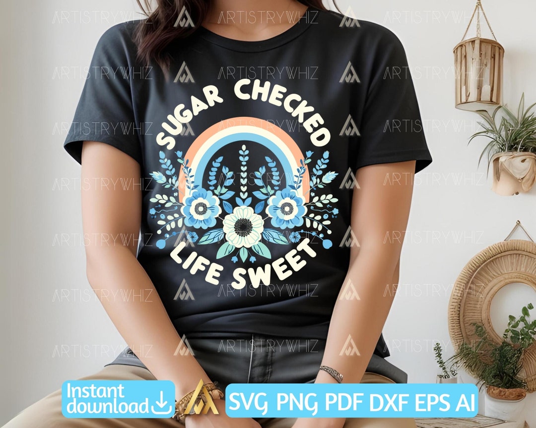 Diabetes Awareness T-shirt Design, Type 1 Diabetic Gift, Blue Ribbon ...