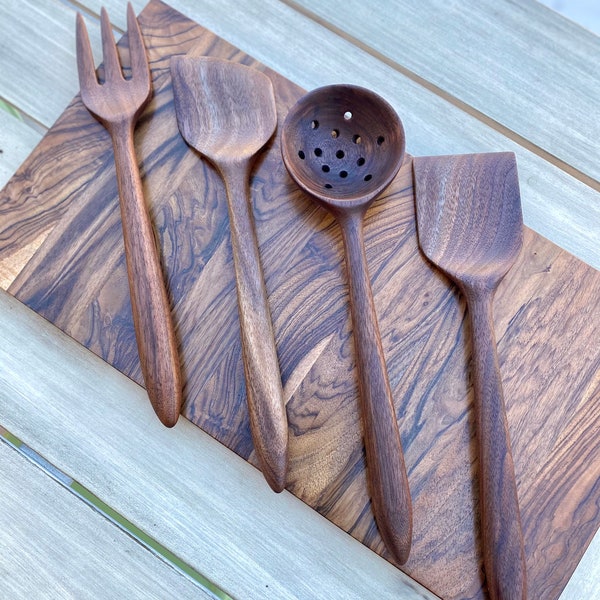 Walnut Utensils - Etsy