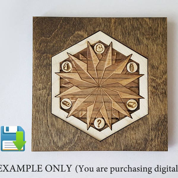 Compass Rose Inlay - Etsy