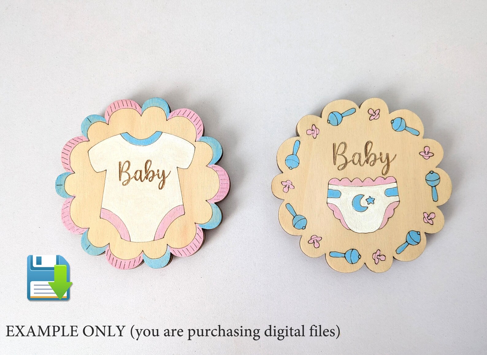 It's a Baby! Gender Reveal Party Coasters - Etsy