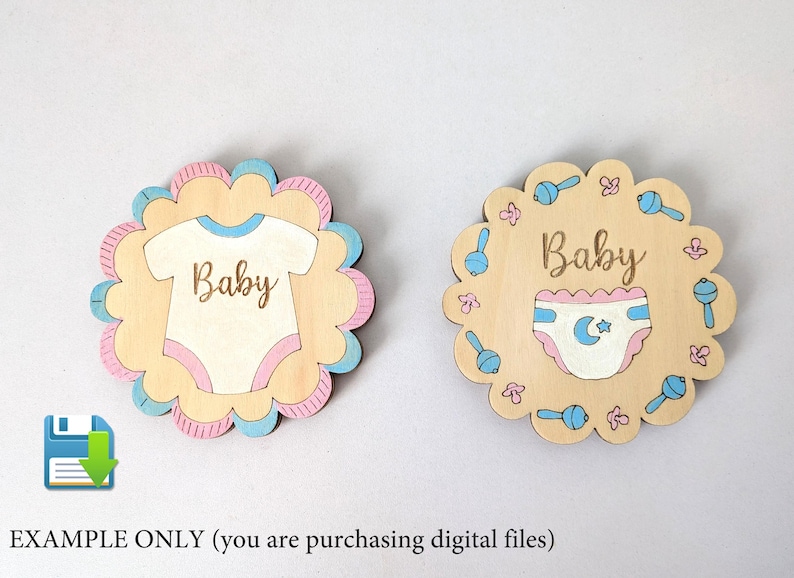 It's a Baby! Gender Reveal Party Coasters - Etsy