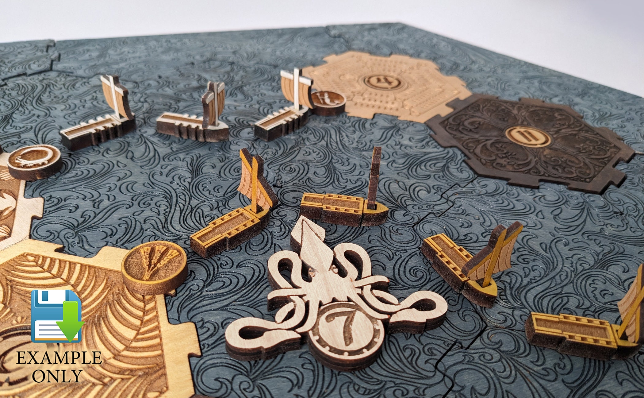 HEX GAME Seaman Expansion - Etsy