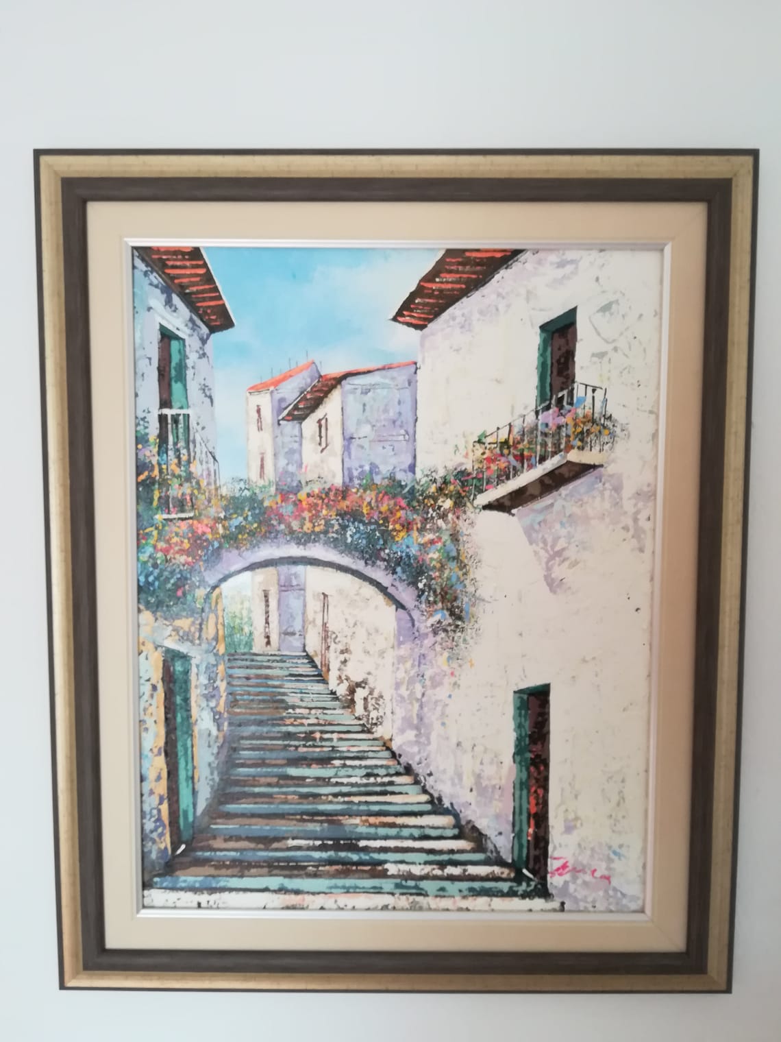 Painting of Spain, Acrylic Painting on Canvas, Spanish Artwork ...