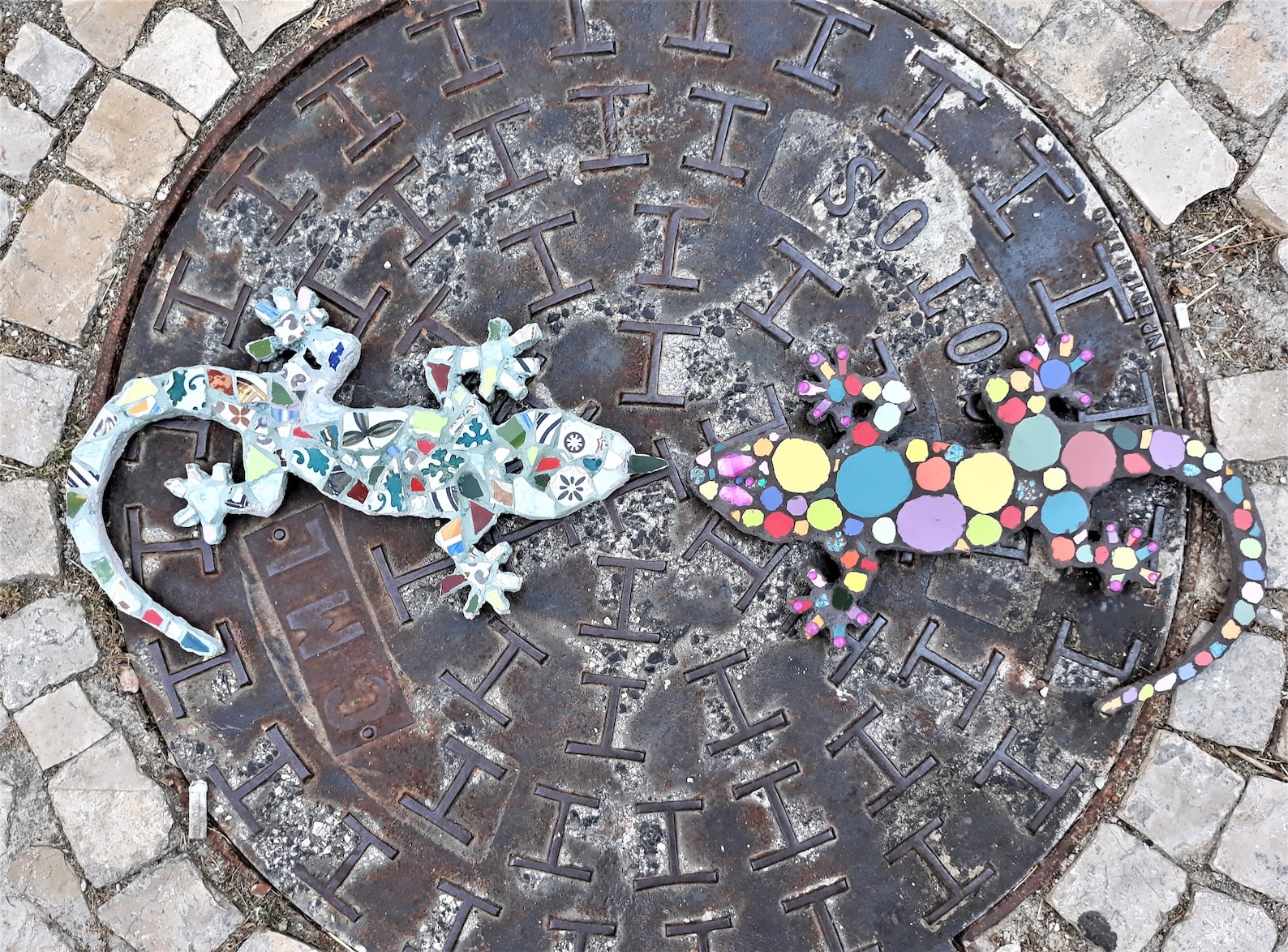 Mosaic Gecko; Mosaic Lizard; Mosaic Salamander; Mosaic Reptile; Colorful Mosaic Gecko - Etsy