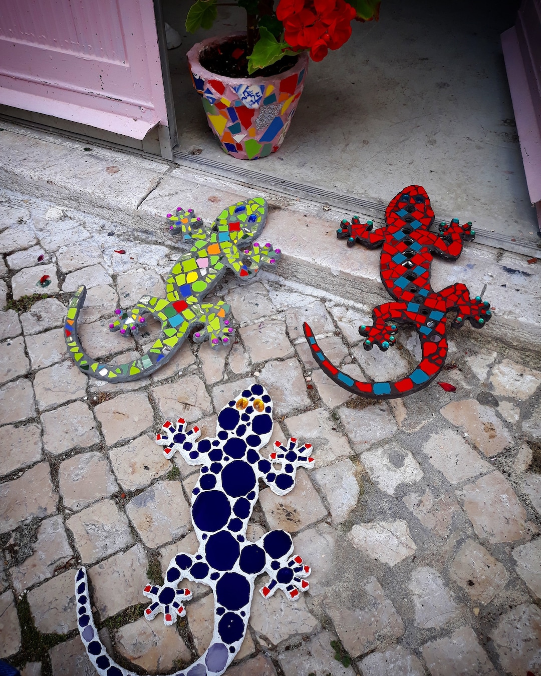 Mosaic Gecko; Mosaic Lizard; Mosaic Salamander; Mosaic Reptile ...