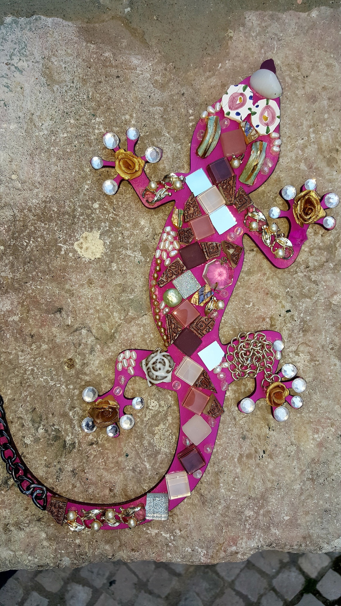 Mosaic Gecko Mosaic Lizard Mosaic Salamander Mosaic - Etsy