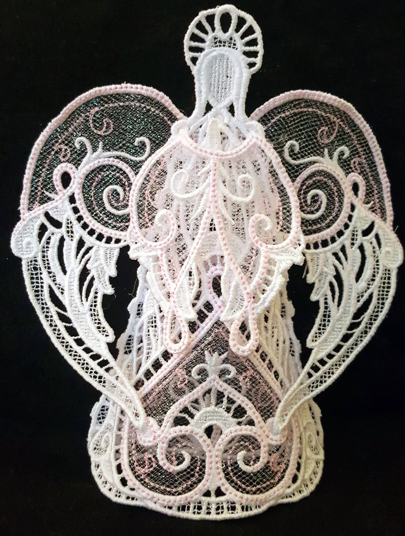 3D Lace Angel - Etsy