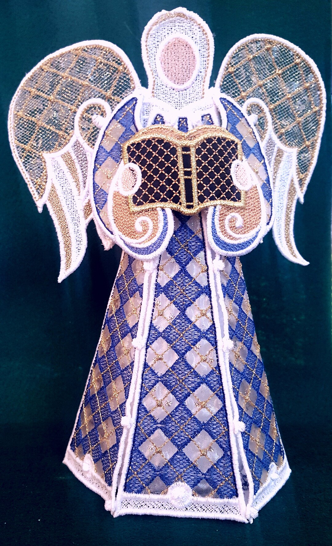 Large 3D Lace Angel - Etsy