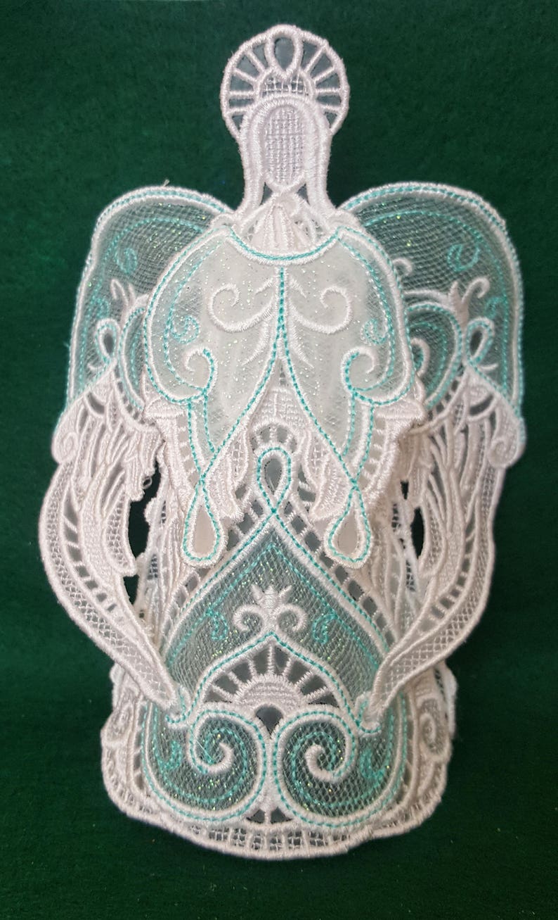 3D Lace Angel - Etsy