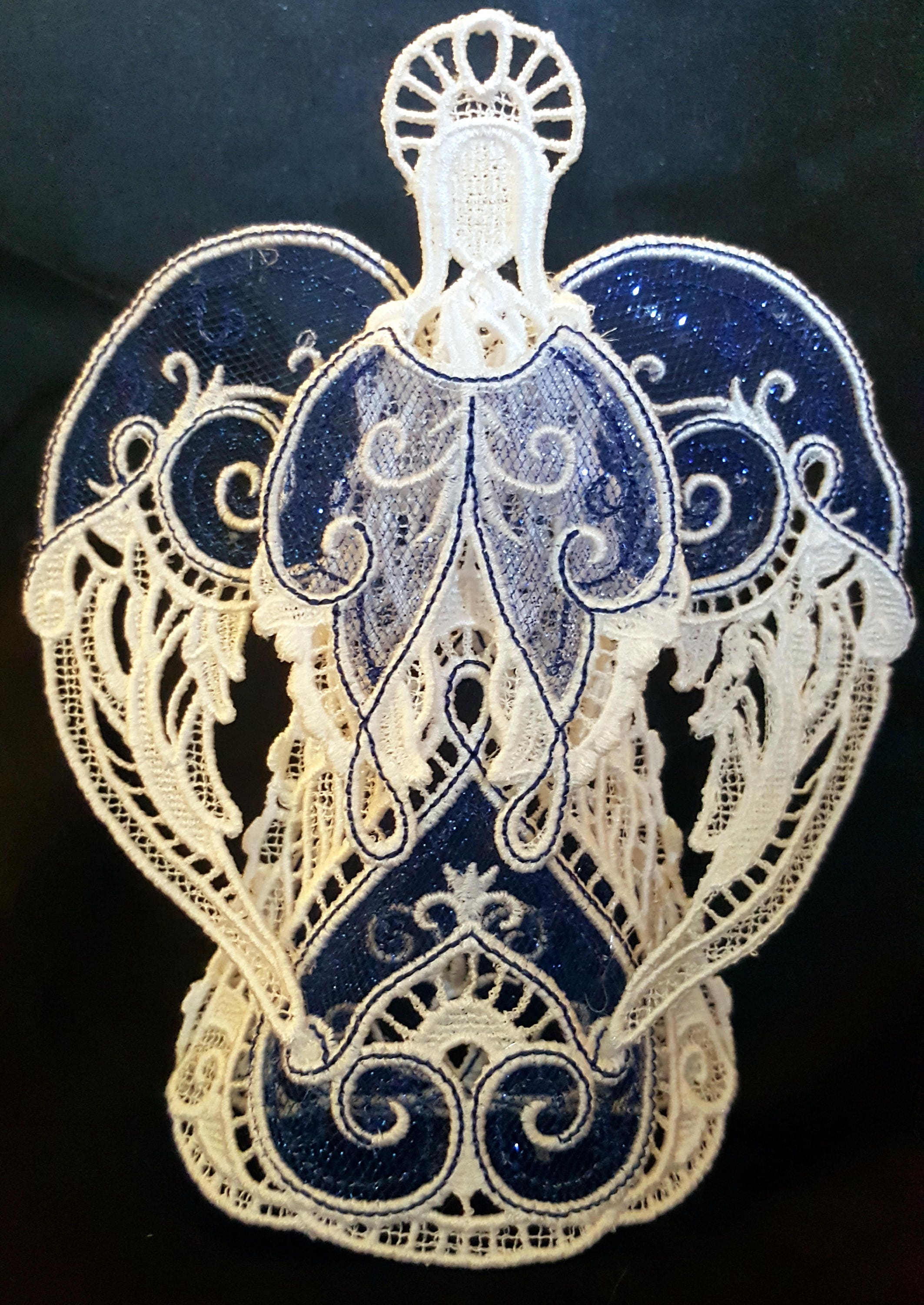 3D Lace Angel - Etsy