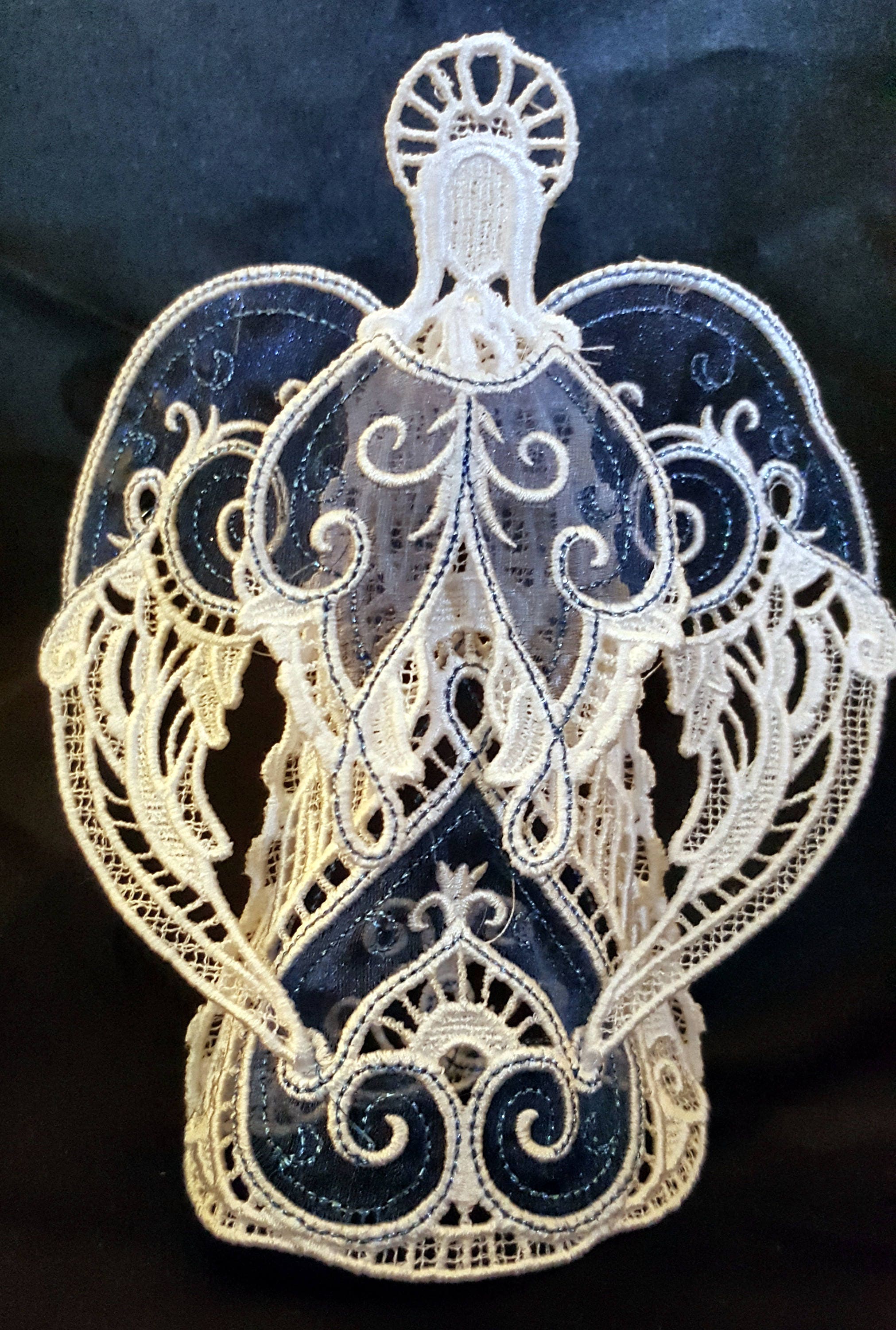 3D Lace Angel - Etsy