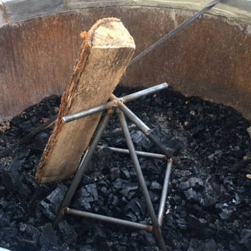 Vertical Fire Pit Grate - Etsy
