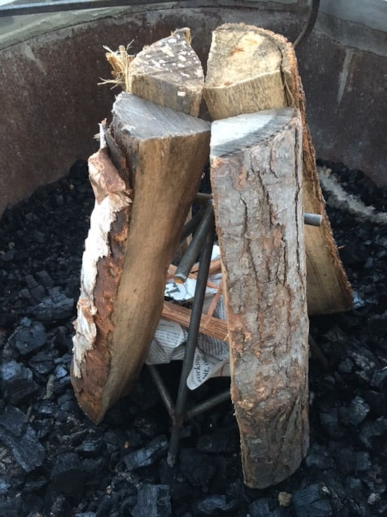 Vertical Fire Pit Grate 2-pack: Low Smoke Campfire, Kiva Chiminea - Etsy