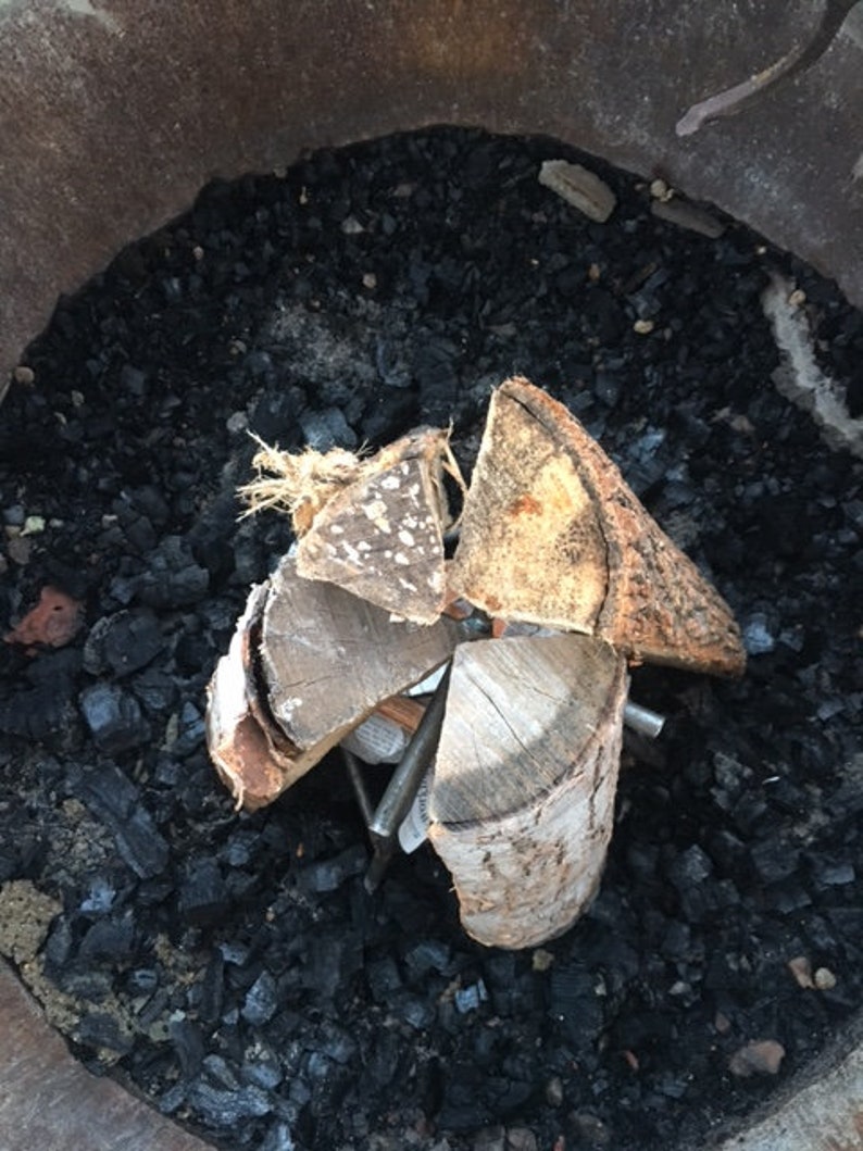 Vertical Fire Pit Grate 2-pack: Low Smoke Campfire, Kiva Chiminea - Etsy