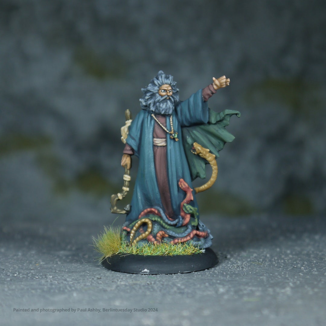 Saint Patrick/male Wizard Handpainted Tabletop Wargaming Miniature ...
