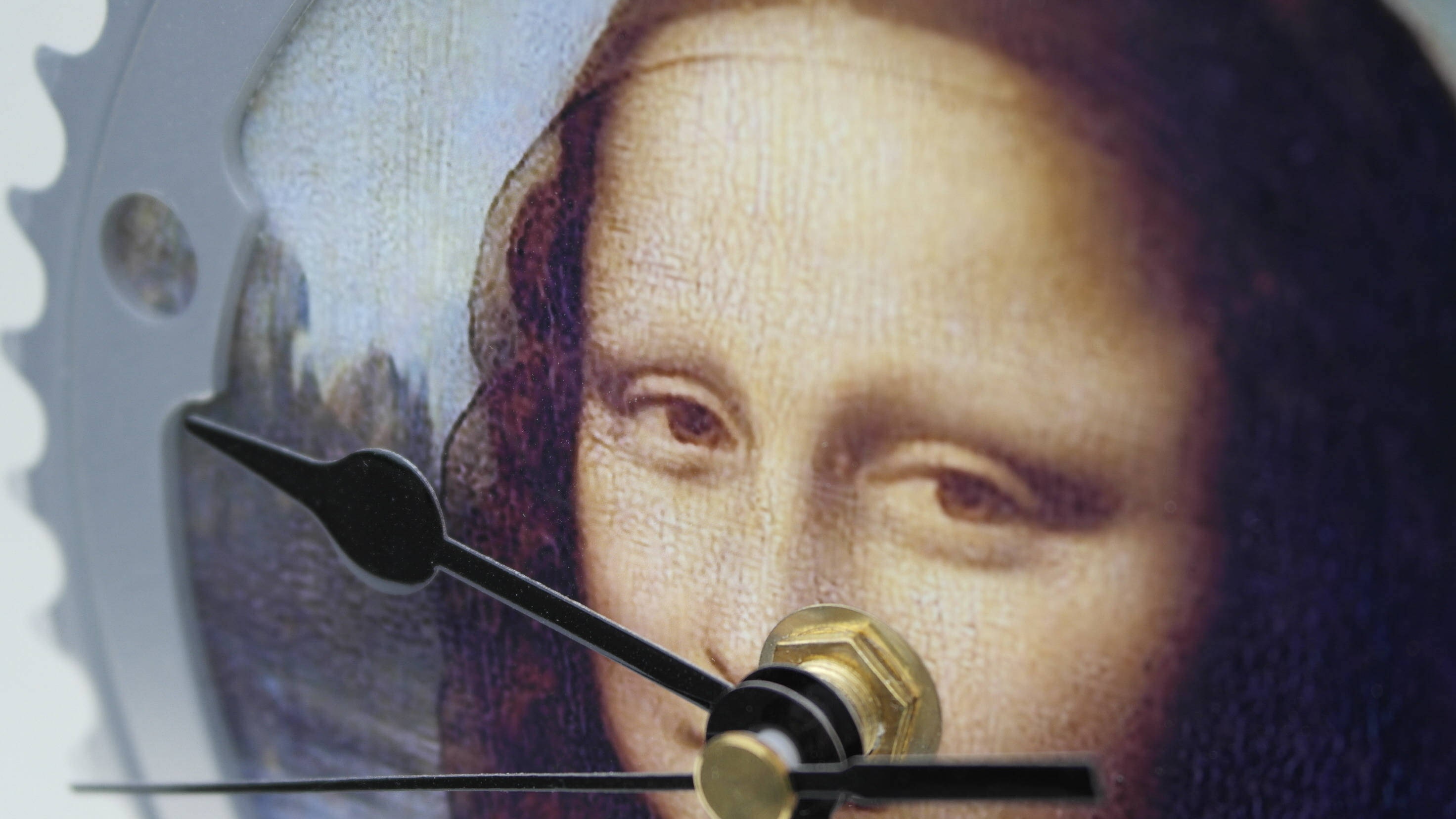Mona Lisa Themed Bike Clock Cycle Clock - Etsy