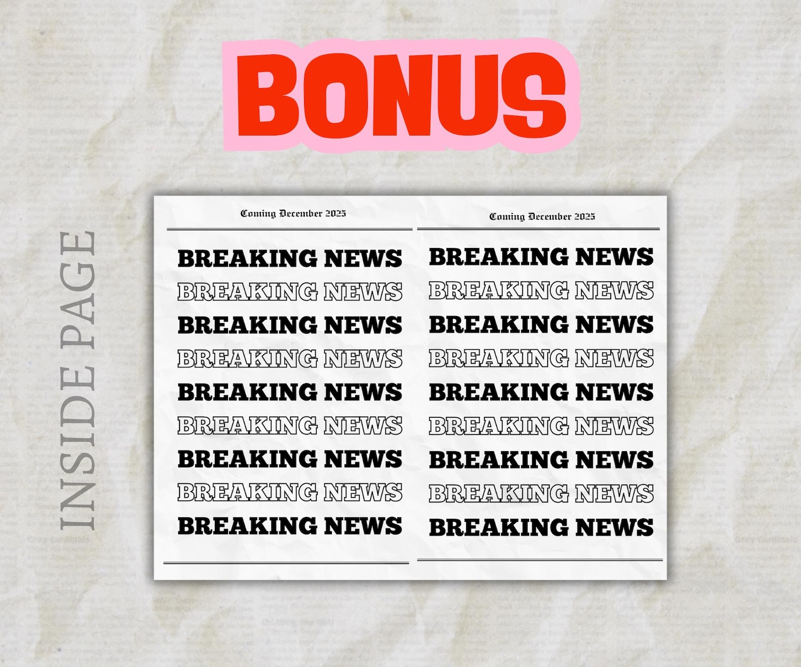 Grand Opening Business Branding Newspaper Template, DIY Canva Template ...