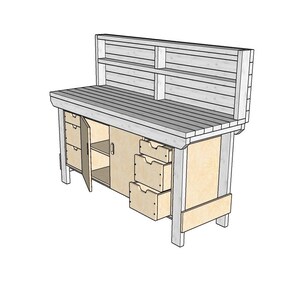 ACORN Workbench Heavy-duty Cupboard (V.3) - Etsy UK