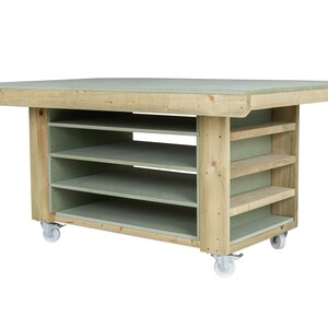 Art/craft Table, Project Workbench With Storage V.1. - Etsy UK