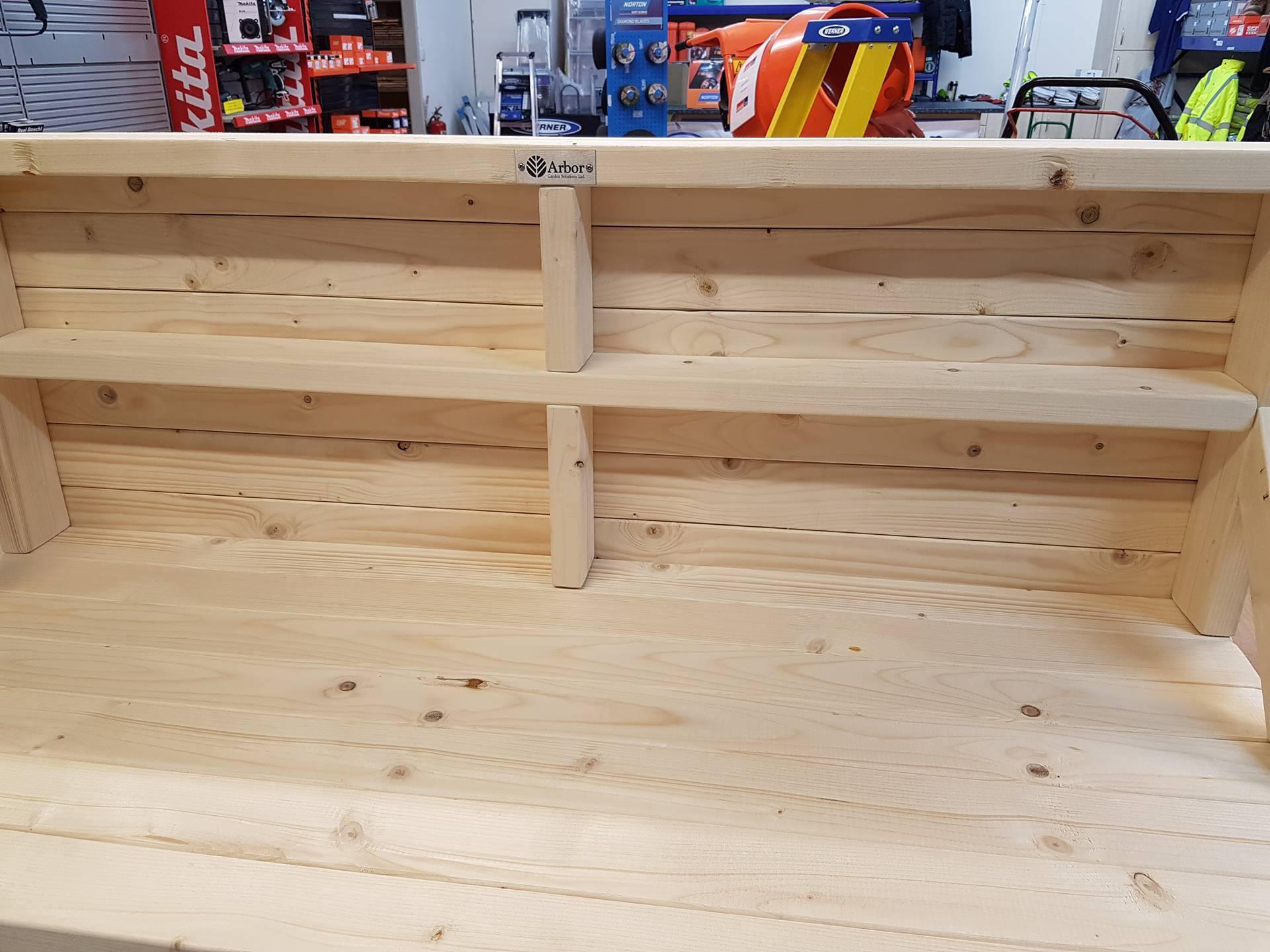 Wooden Workbench With Back Acorn Brand made of Kiln-dry - Etsy