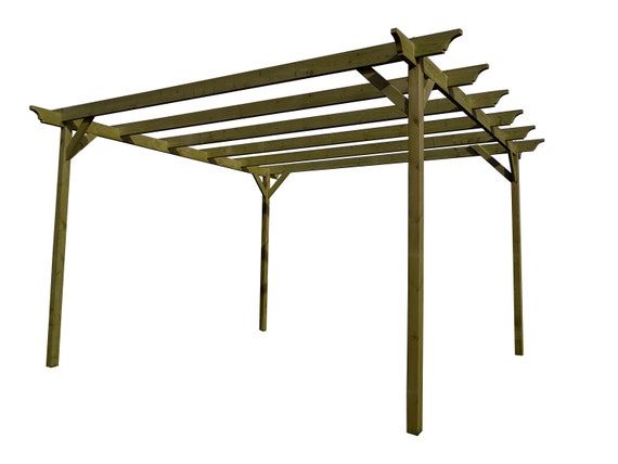 Timber Garden Arbour Kit - Garden Design Ideas