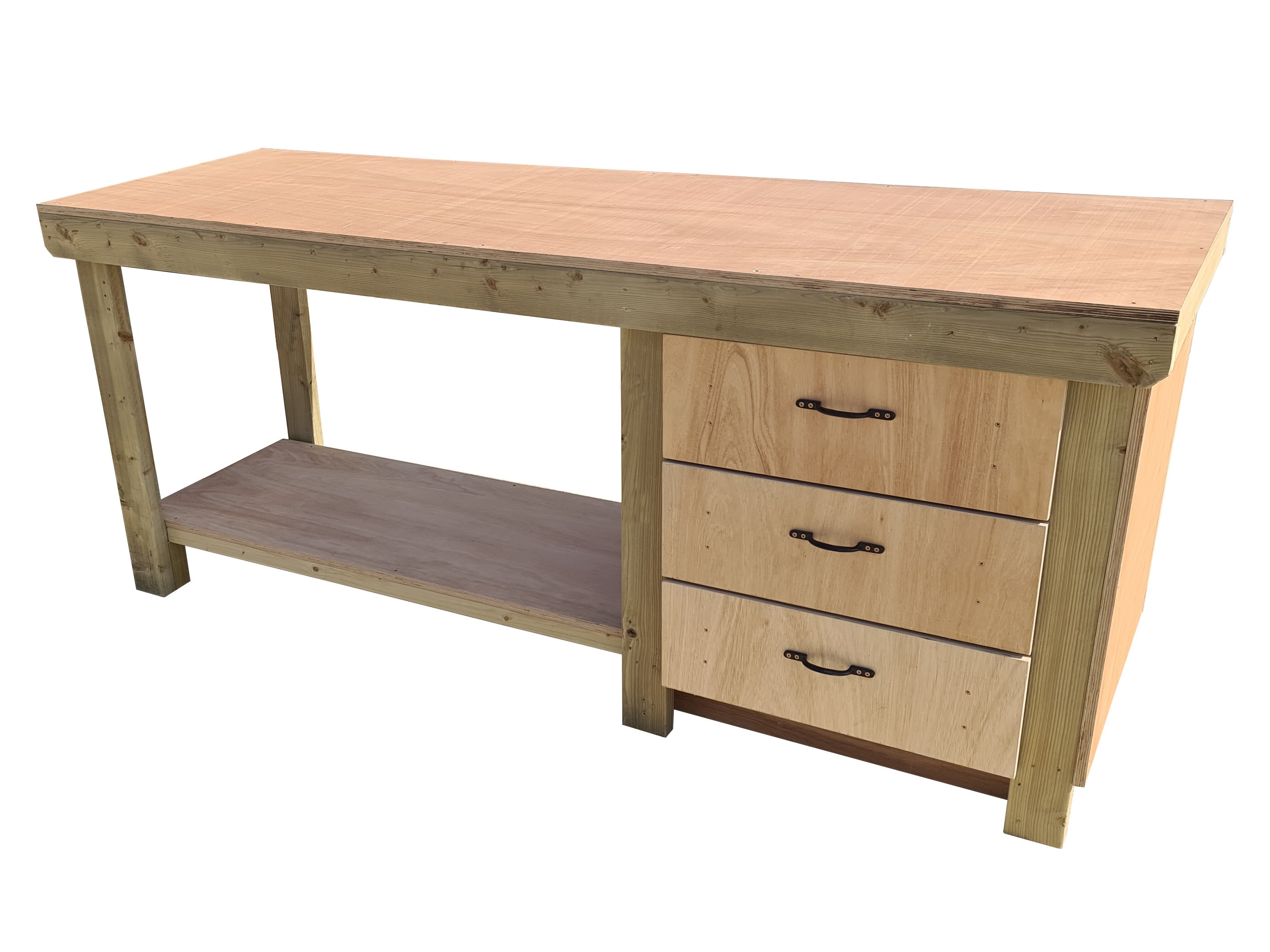 Workbench Wooden 18mm Eucalyptus Hardwood Top Drawer Tool | Etsy